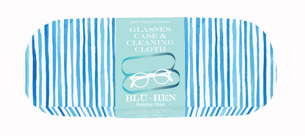 Striped Glasses Case in Hampton Blue Stripe by Blu Hen - Kindred Spirit ...