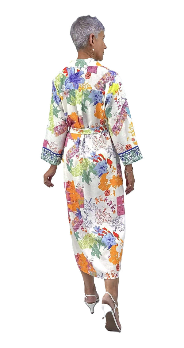 Lily Shirt Dress in Multi Floral by La Strada - Kindred Spirit ...